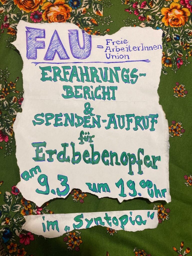 Erfahrungsbericht aus der Erdbebenregion in der Türkei // Spendenaufruf ...